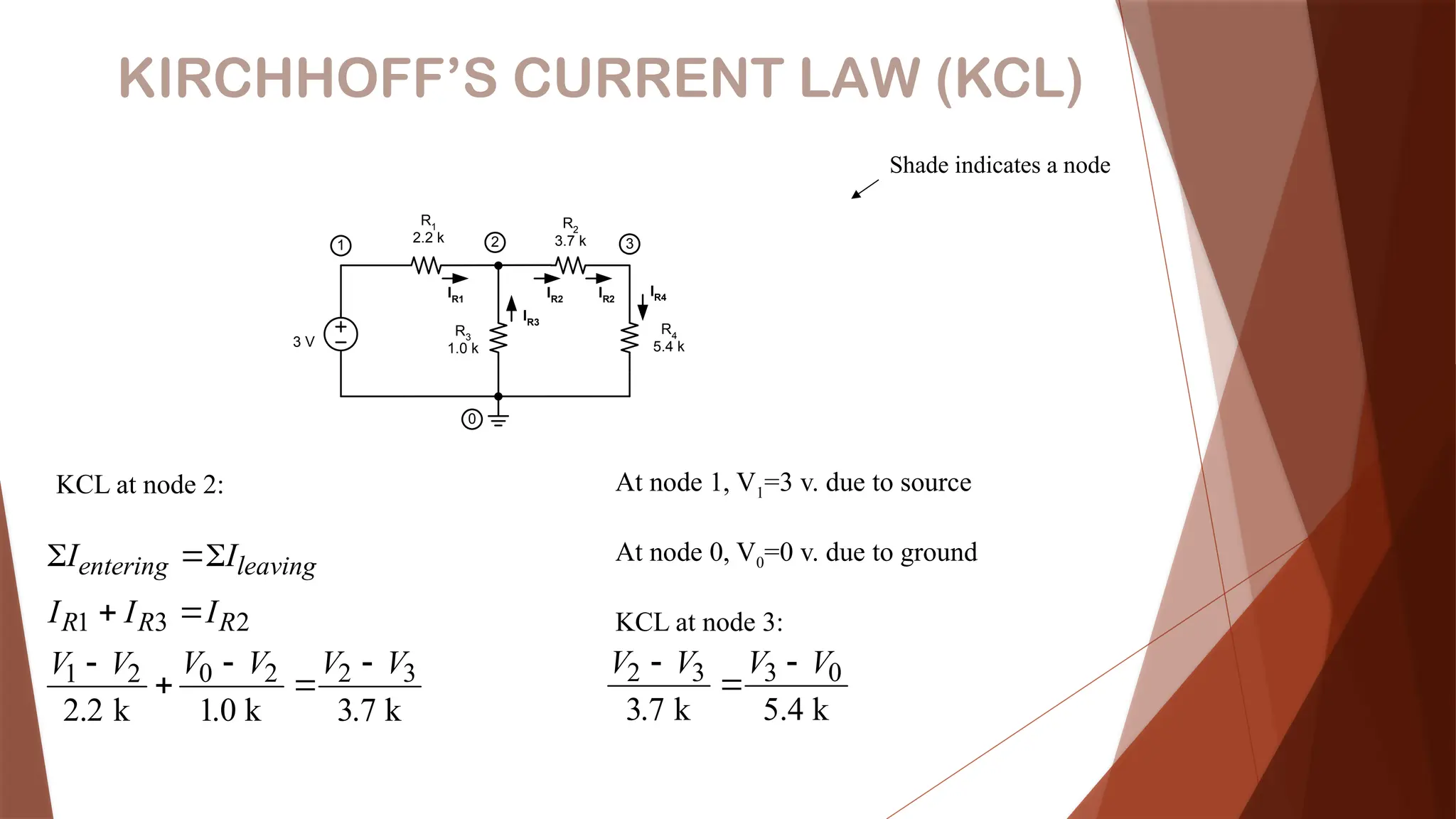 KCL AND KVL APPLICATION IN ELECTRIC CIRCUIT THEORY.pptx