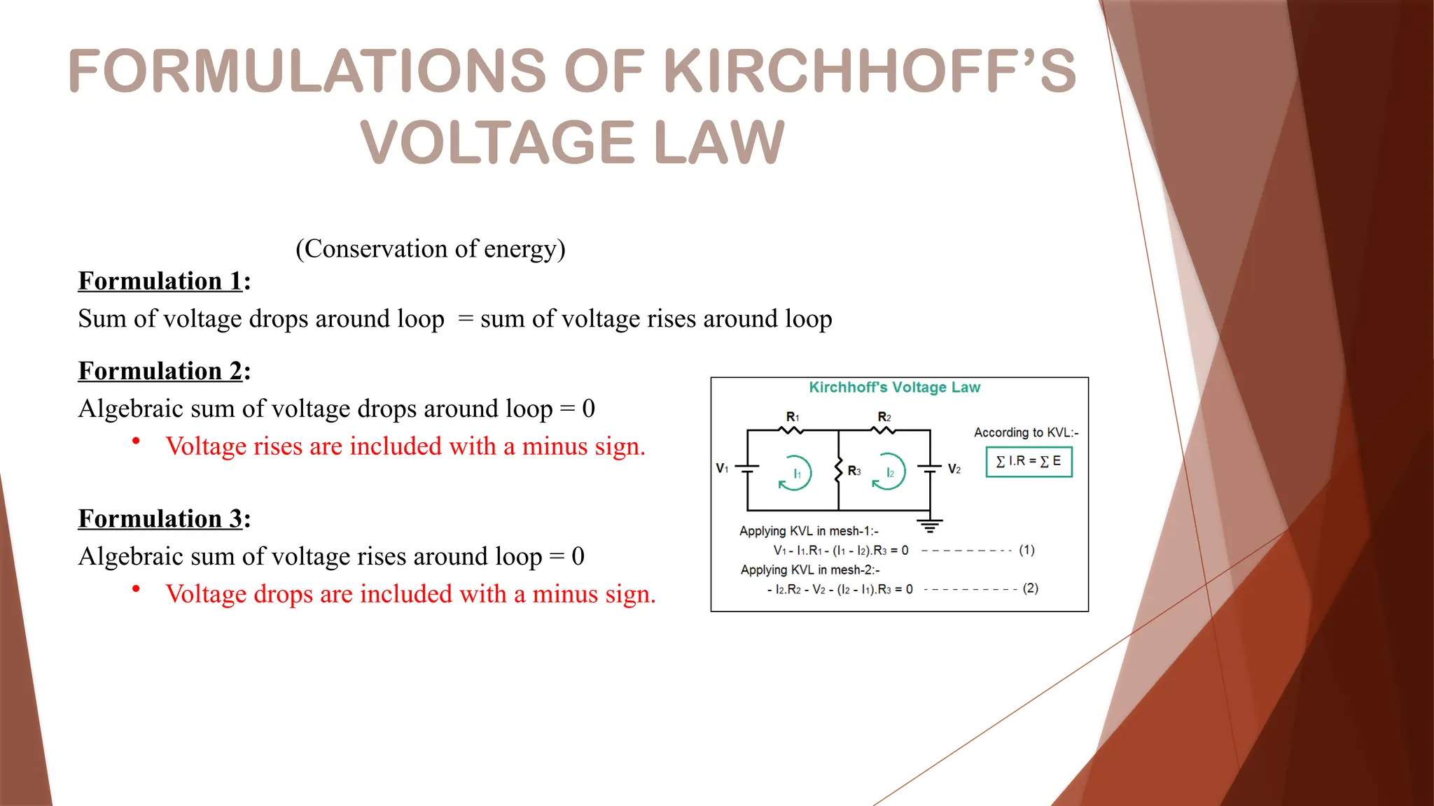 KCL AND KVL APPLICATION IN ELECTRIC CIRCUIT THEORY.pptx