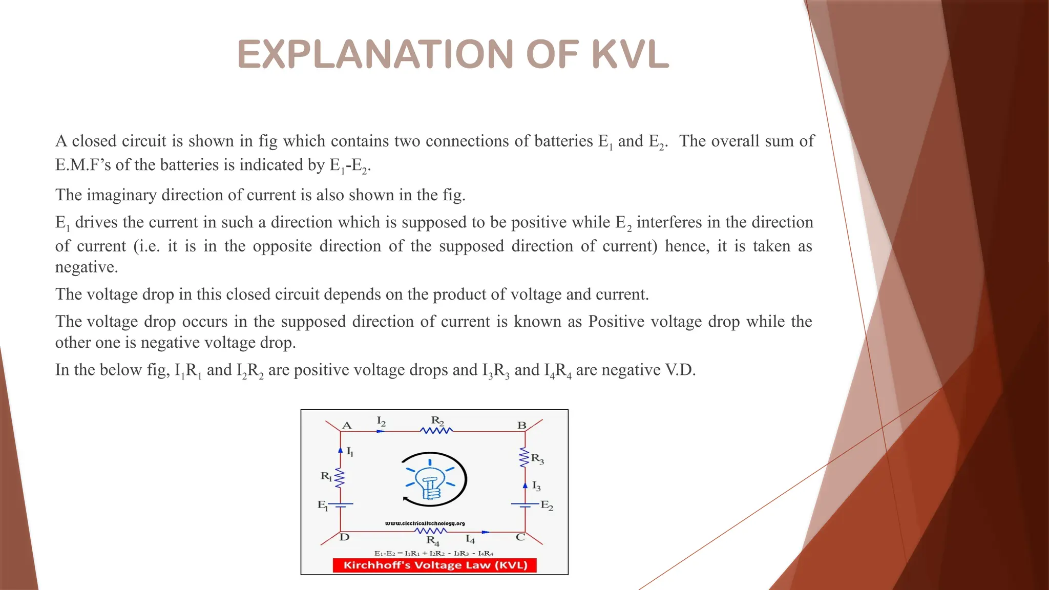 KCL AND KVL APPLICATION IN ELECTRIC CIRCUIT THEORY.pptx