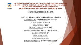KCL AND KVL APPLICATION IN ELECTRIC CIRCUIT THEORY.pptx
