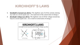 KCL AND KVL APPLICATION IN ELECTRIC CIRCUIT THEORY.pptx