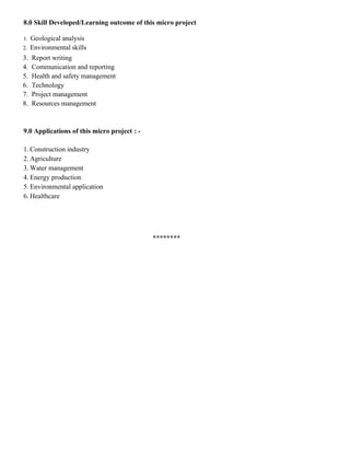 SNEHA EST.docx micro project selection plz re | PDF