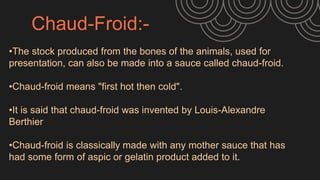 Chaud-Froid food presentation | PPT