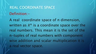 Realcordinate.pptx | Physics | Science