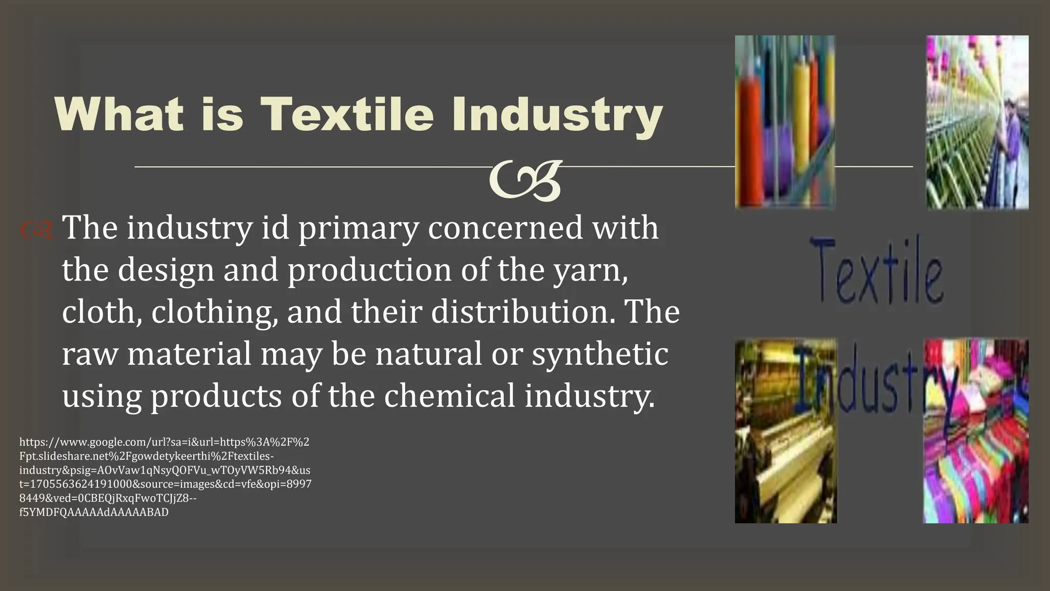 The Kolhapur Textile Industry ppt by Snehal Desai | PPTX