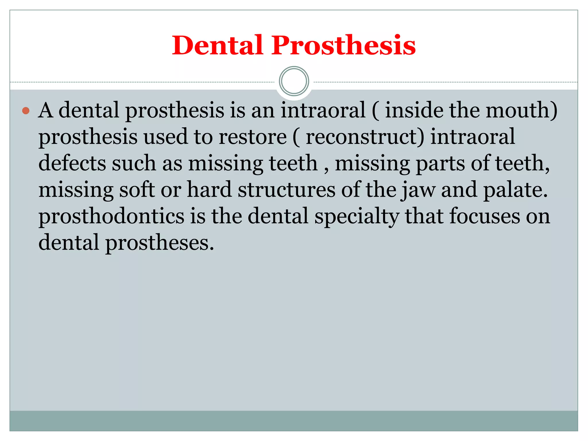 Prosthetic Body Parts | PPT