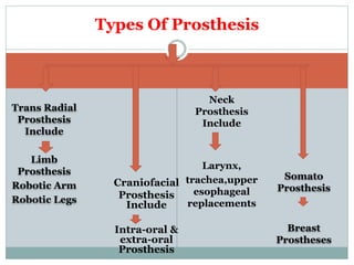 Prosthetic Body Parts | PPT