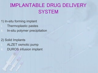 parenteral drug delivery systemsSnehal pdds ppt | PPTX