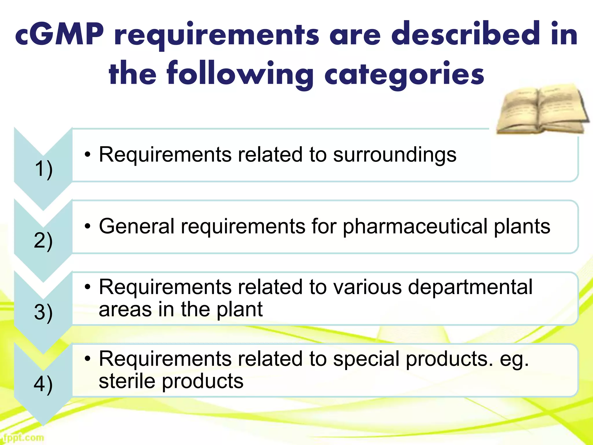 Snehal plant design ppt on cgmp | PPTX