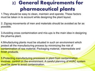 Snehal plant design ppt on cgmp | PPTX