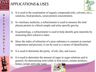 Snehal refractometry | PPTX