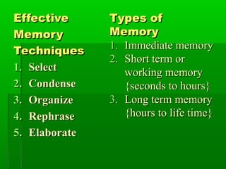 STUDY TECHNIQUES | PPT