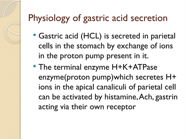 presentation on pharmacology of peptic ulcer | PPTX