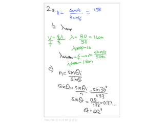 Snells Law Problems | PPT