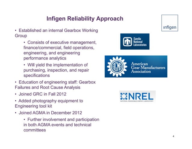 James Snelson: 2013 Sandia National Laboratoies Wind Plant Reliability ...