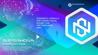 Supernova Brainbooster Presentation English | PDF