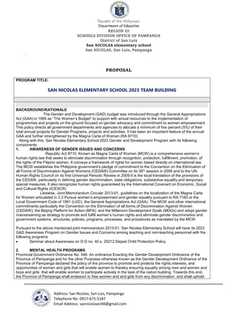 SNES-Program-GAD proposal GAD GA2023-docx | DOCX