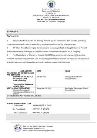 SNES-Program-GAD proposal GAD GA2023-docx | DOCX