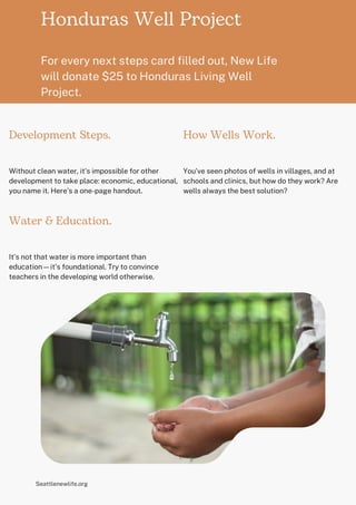 Wells of Life : Your Gift of Clean Water | PDF