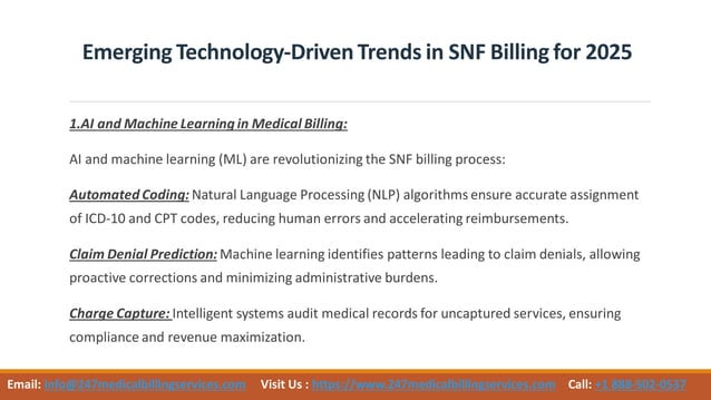 Technology-Driven Efficiency: SNF Billing Innovations for 2025 | PPT