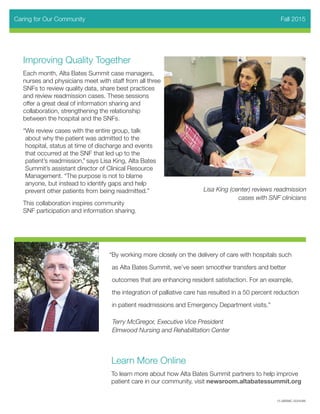 Caring for Our Community: Collaborating with Community Partners | PDF