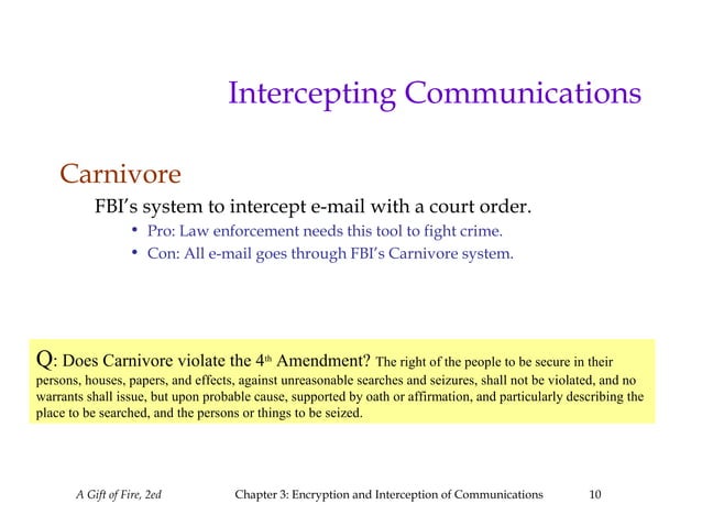 Encryption & interception of communication | PPT
