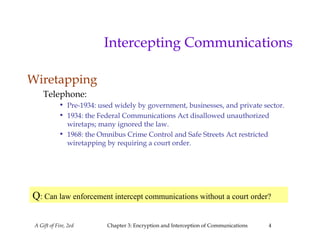 Encryption & interception of communication | PPT