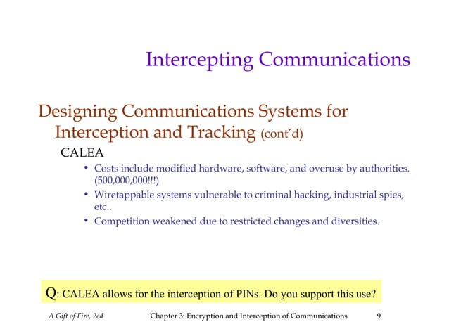 Encryption & interception of communication | PPT
