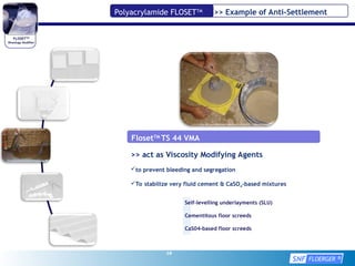 SNF Polymers in Building Applications - 2016 .ppt