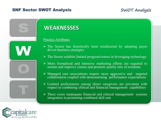 Skilled Nursing Sector - SWOT | PDF