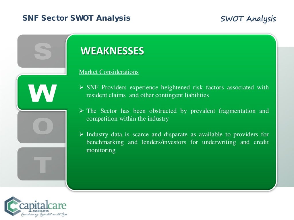 Skilled Nursing Sector - SWOT