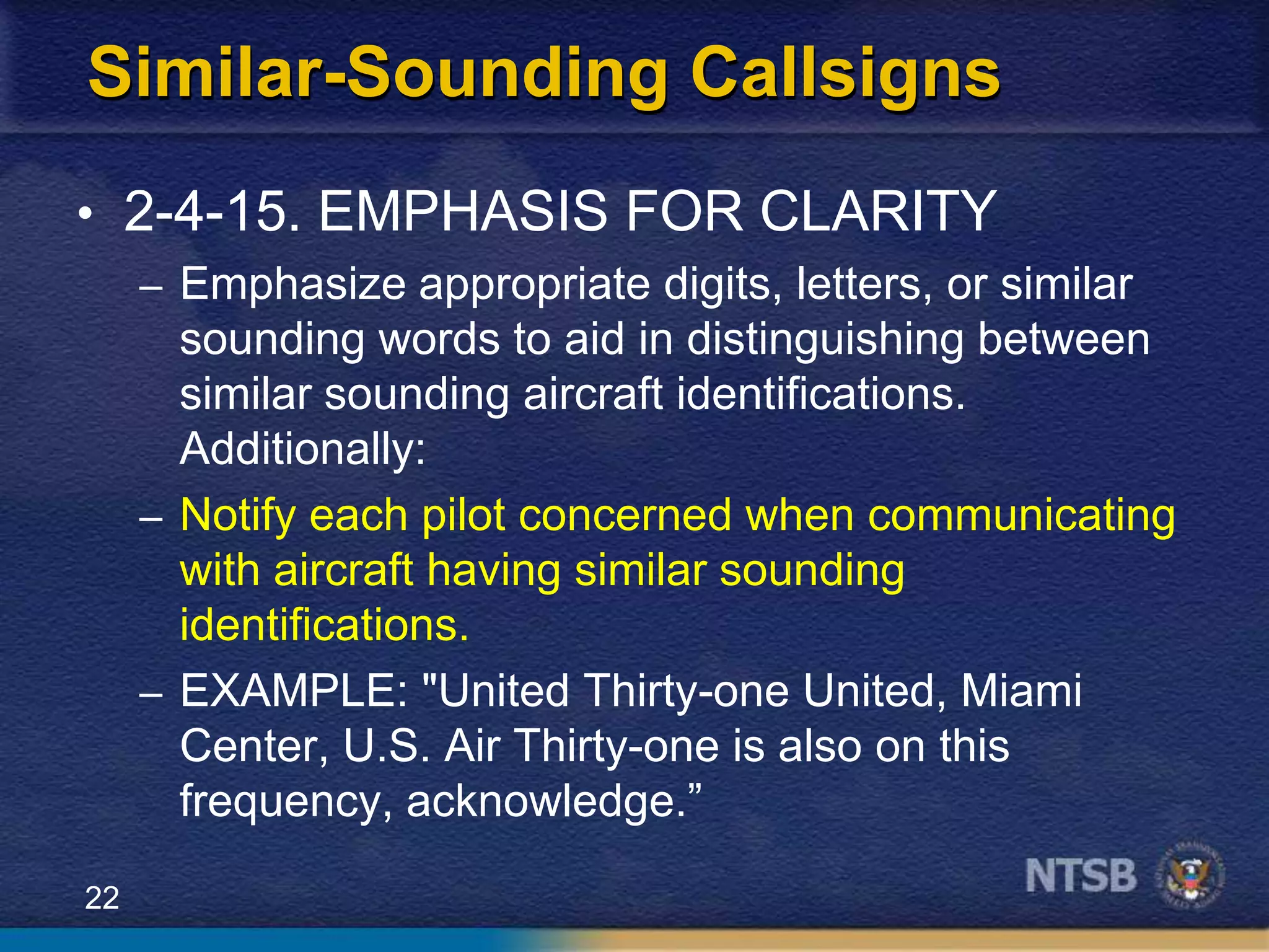 NTSB presents: Air Traffic Control - Trust but Verify | PPSX | First ...