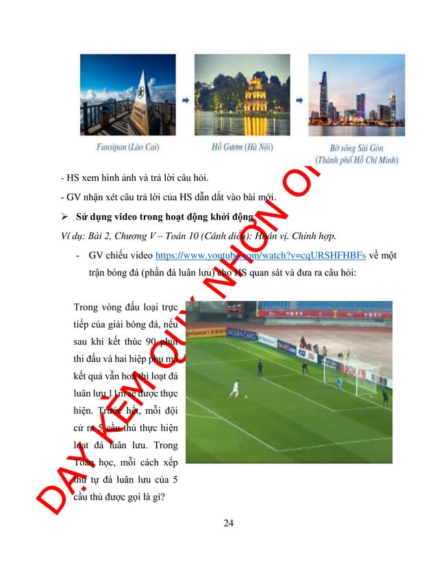 SÁNG KIẾN MỘT SỐ HÌNH THỨC TỔ CHỨC HOẠT ĐỘNG KHỞI ĐỘNG NHẰM TẠO HỨNG THÚ HỌC TẬP CHO HỌC SINH ...