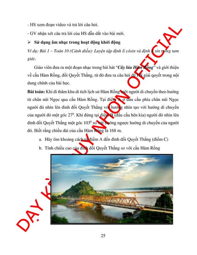 SÁNG KIẾN MỘT SỐ HÌNH THỨC TỔ CHỨC HOẠT ĐỘNG KHỞI ĐỘNG NHẰM TẠO HỨNG THÚ HỌC TẬP CHO HỌC SINH ...