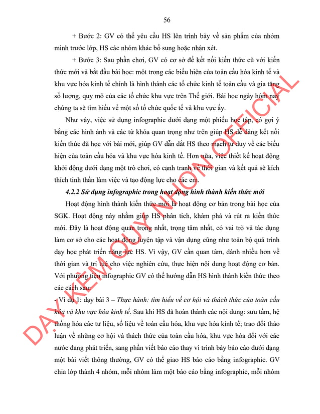 SÁNG KIẾN “THIẾT KẾ VÀ SỬ DỤNG INFOGRAPHIC TRONG DẠY HỌC ĐỊA LÍ 11 (BỘ SÁCH KẾT NỐI TRI THỨC VỚI ...