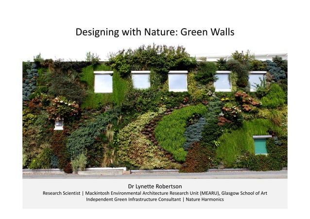 Designing with Nature: Green Walls | PDF