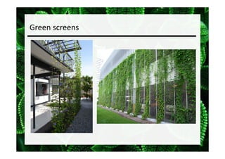 Designing with Nature: Green Walls | PDF