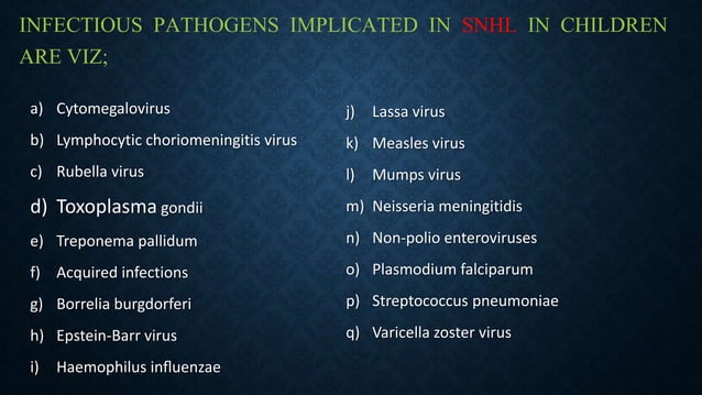 SNHL compiled by BIJAY BHATTARAI | PPTX | Ear, Nose and Throat ...