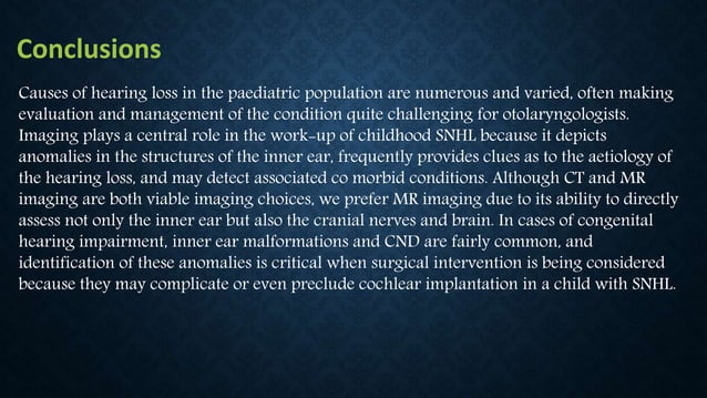 SNHL compiled by BIJAY BHATTARAI | PPTX | Ear, Nose and Throat ...