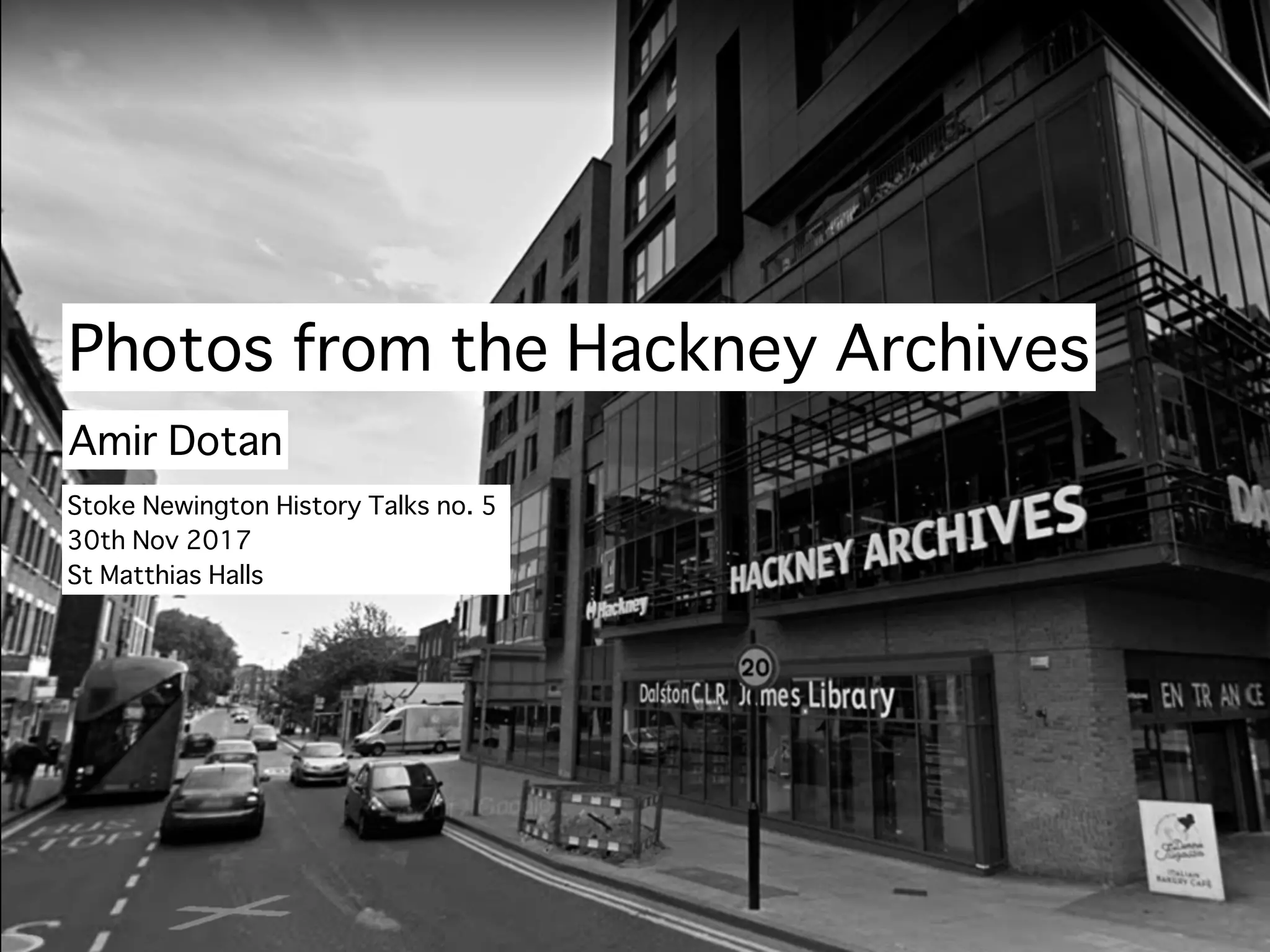 Photos from the Hackney Archives - by Amir Dotan | PDF