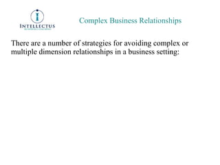Complex Business Relationships Presentation | PPT