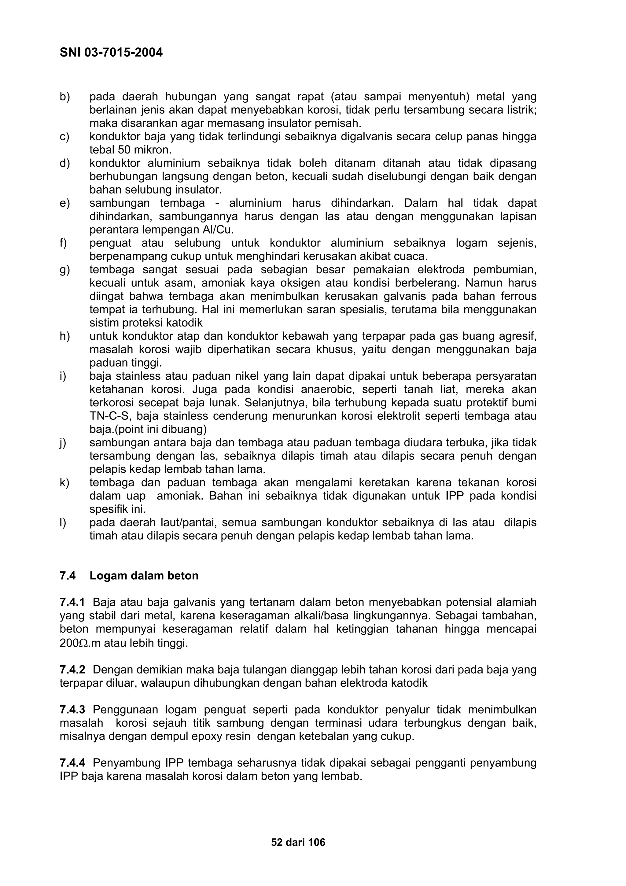 sni-03-7015-2004-proteksi terhadap petir | PDF