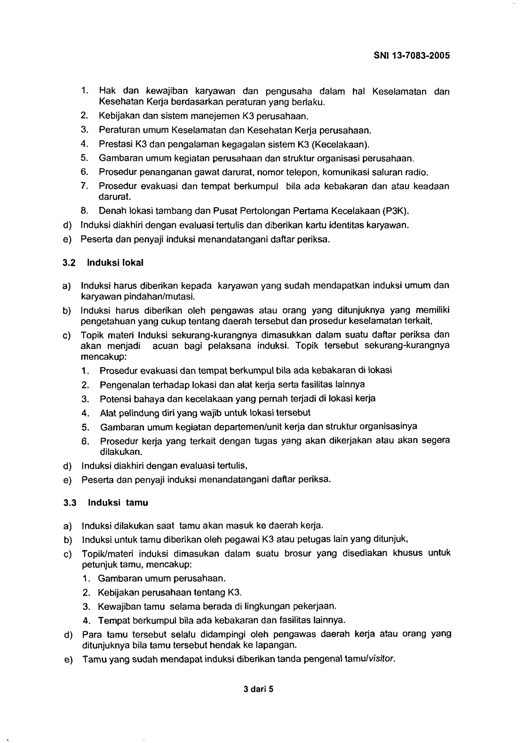 SNI-03-7083-2005-tata-cara-induksi-keselamatan-dan-kesehatan-kerja-k3 ...