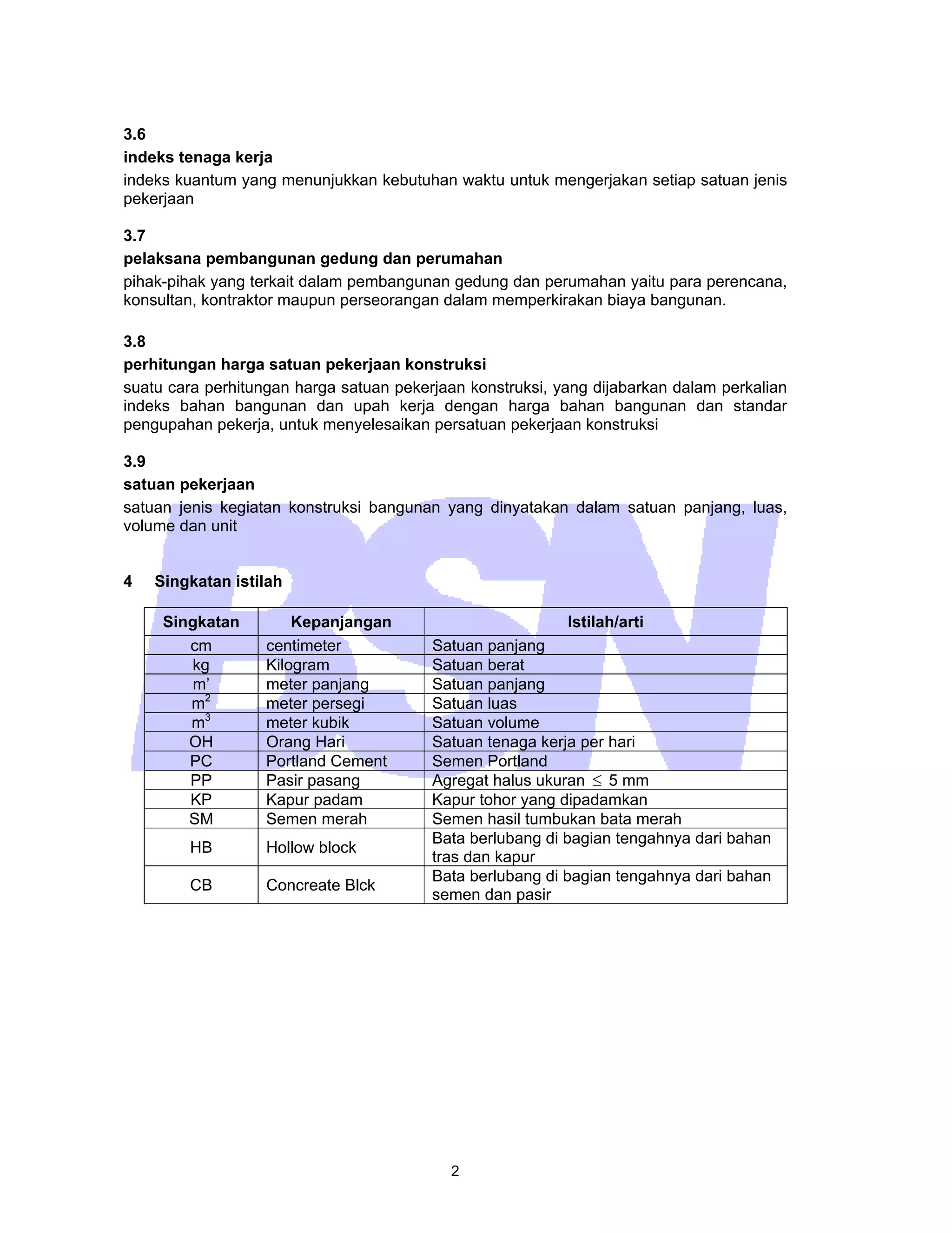 Sni 6897-2008-tata cara perhitungan harga satuan pekerjaan dinding ...