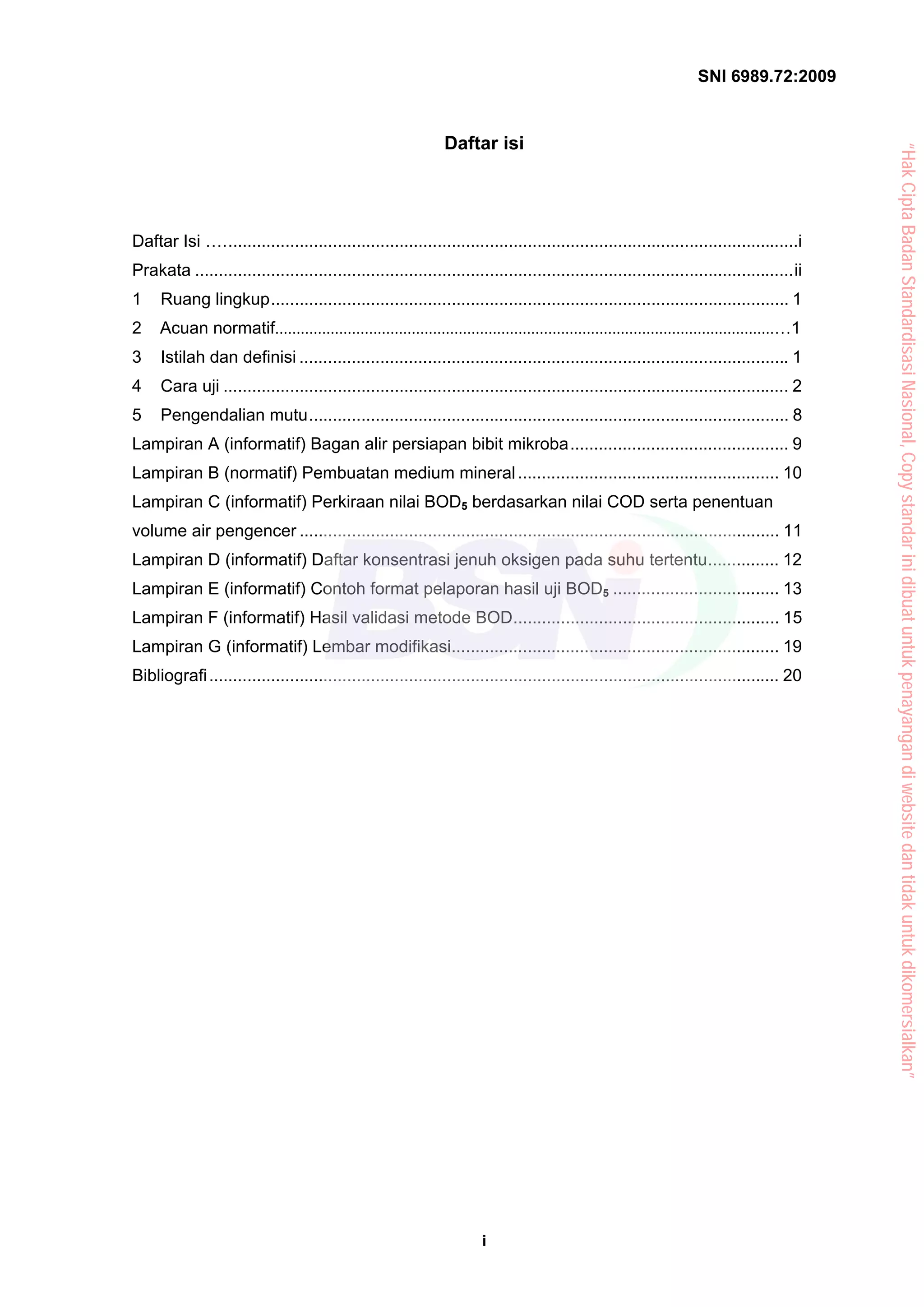 Sni 6989-72 2009-cara-uji-kebutuhan-bod (1) | PDF