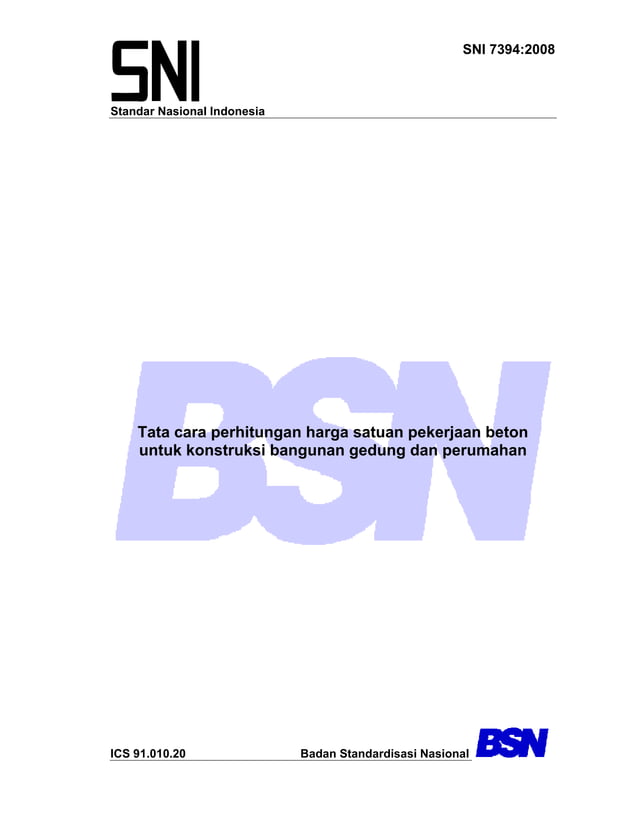 SNI Tata Cara | PDF SNI Tata Cara | PDF