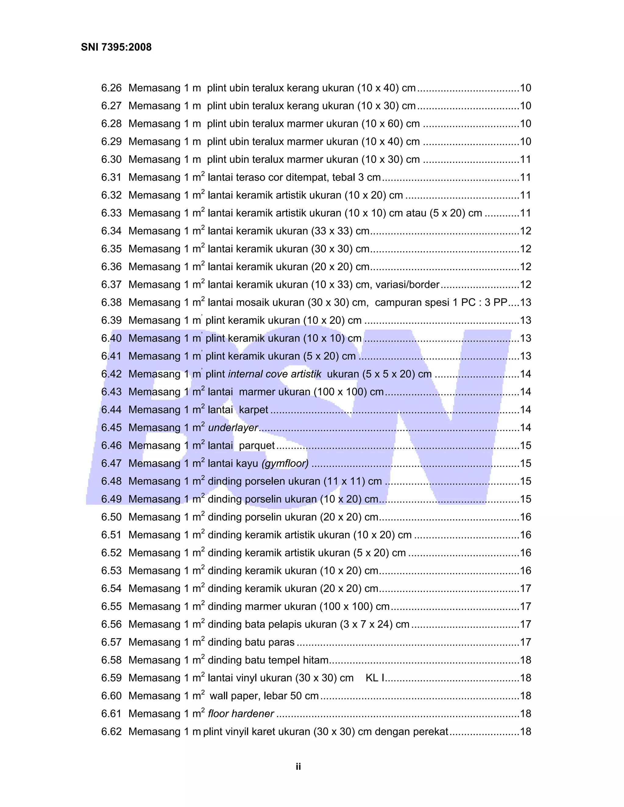 Sni 7395-2008-tata cara perhitungan harga satuan pekerjaan penutup ...
