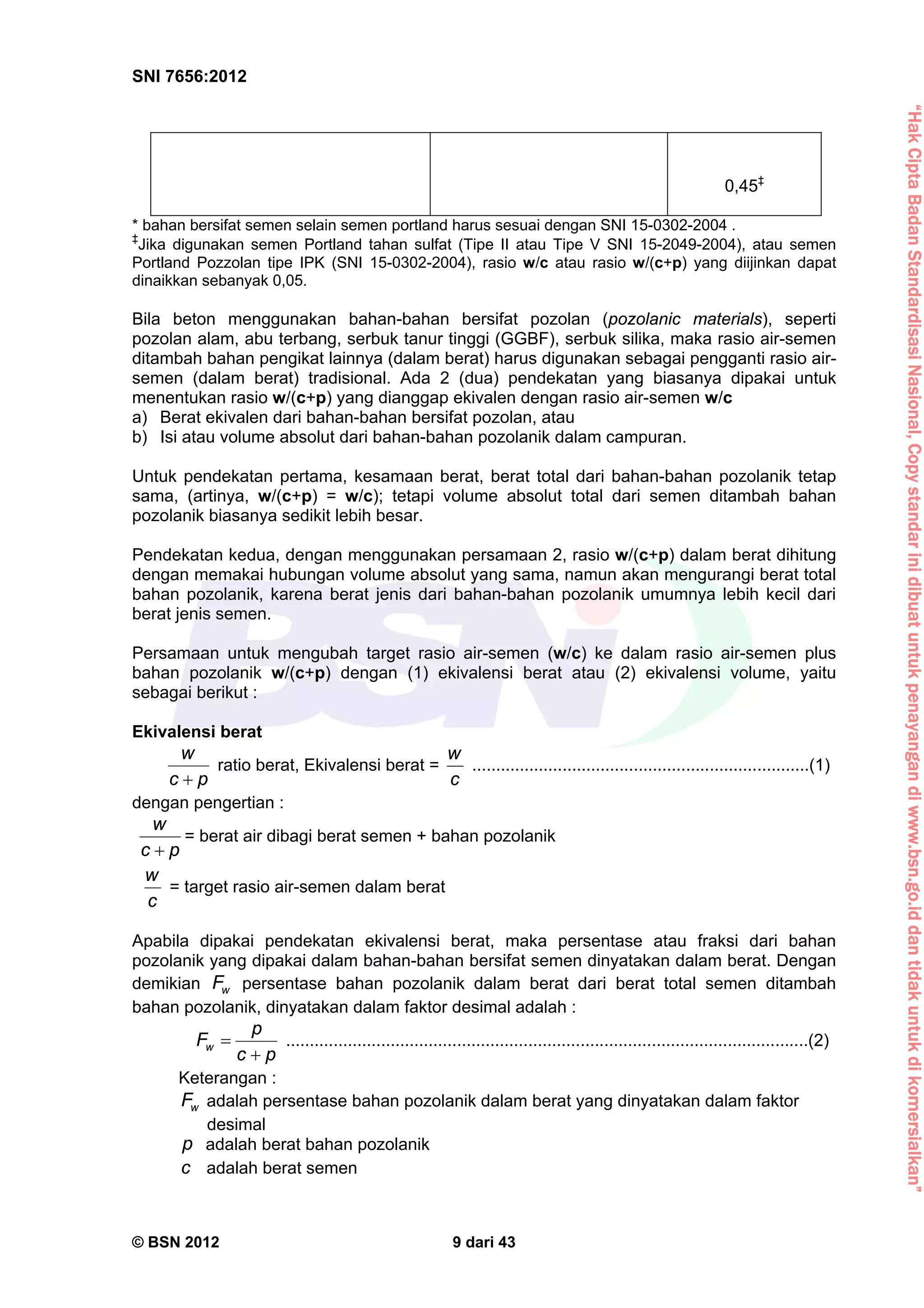 Sni 7656-2012 | PDF