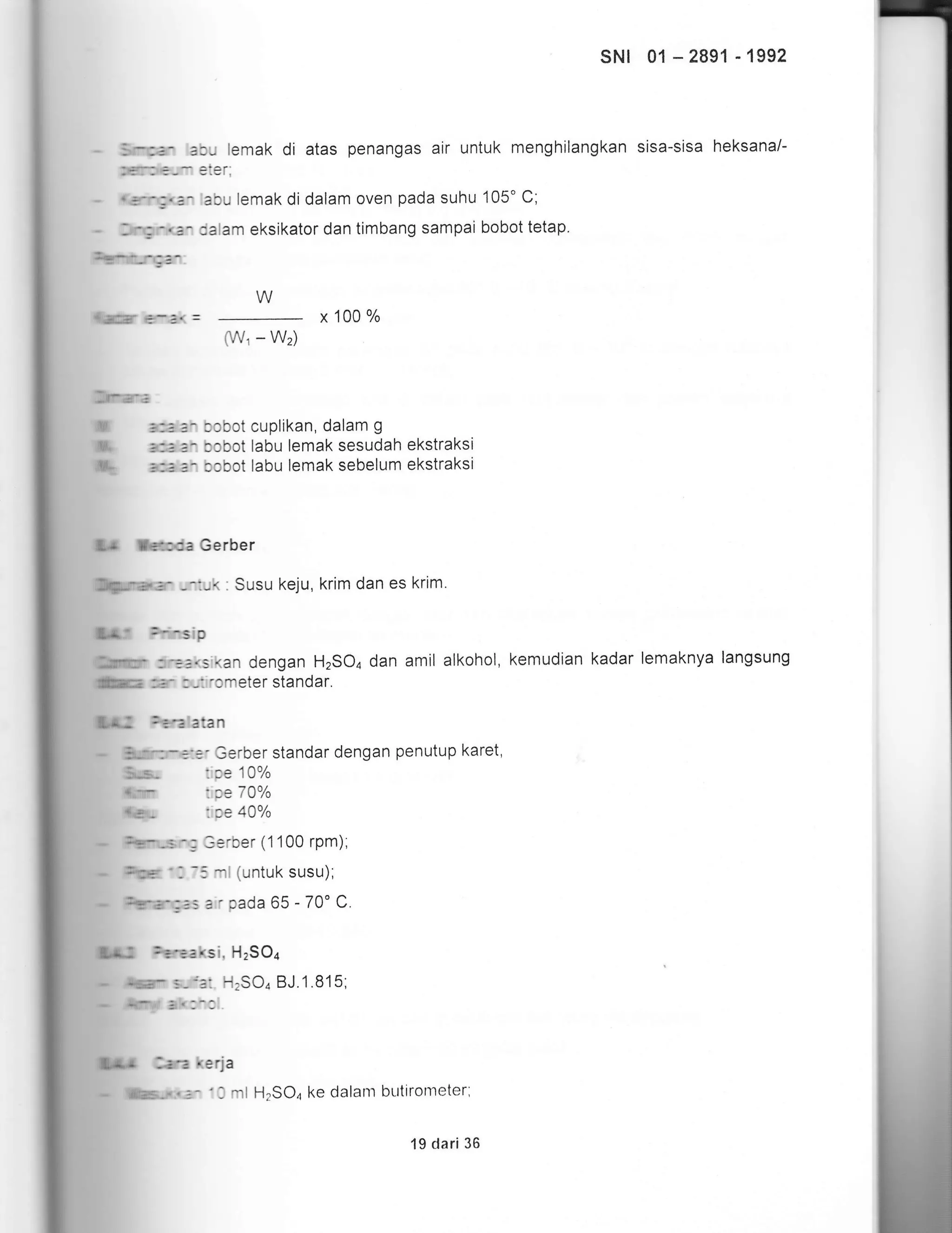 Sni 01 2891-1992 cara uji makanan minuman | PDF