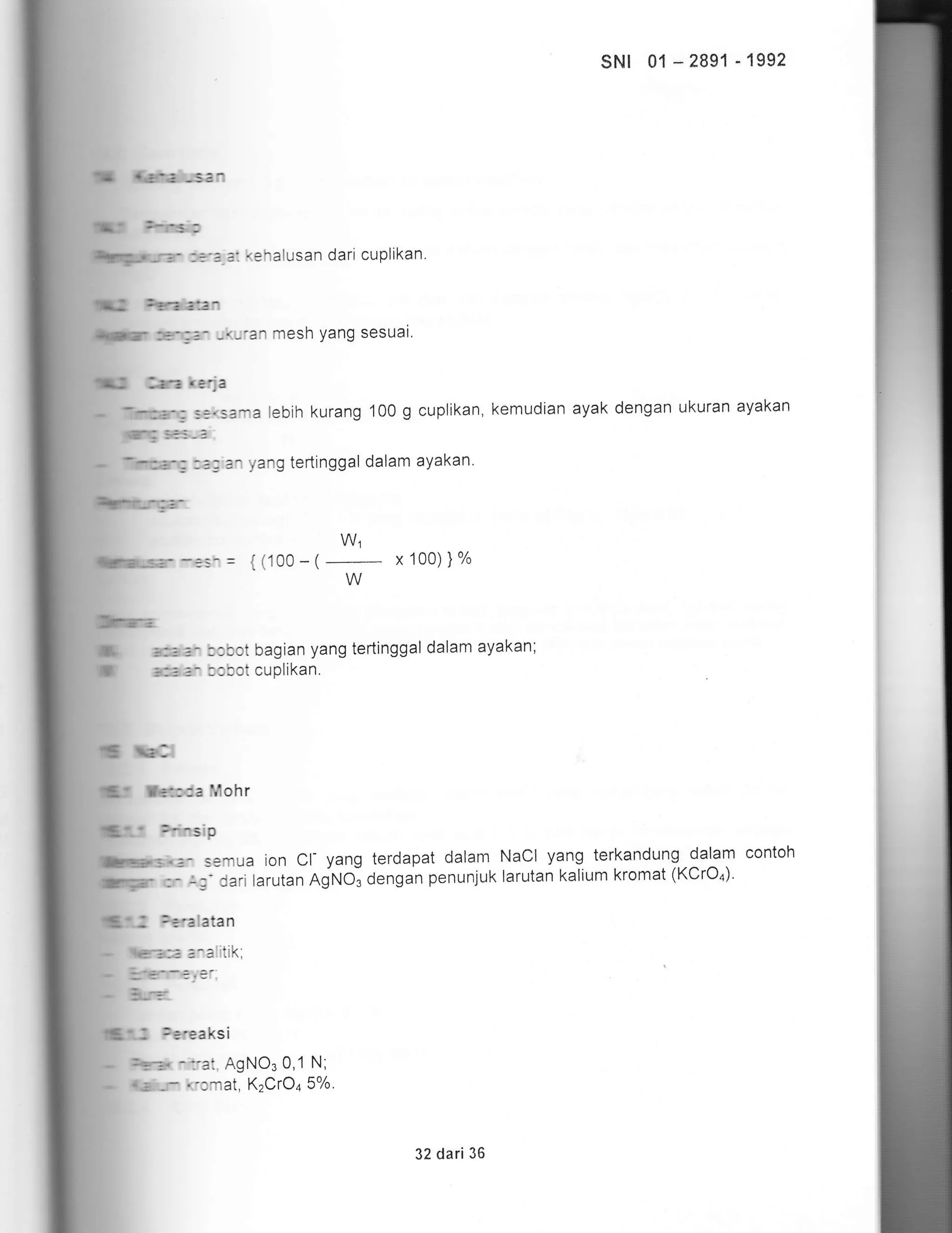 Sni 01 2891-1992 cara uji makanan minuman | PDF